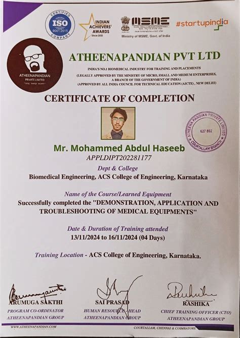 Mohammed Abdul Haseeb On Linkedin Im Glad To Share That I Have Successfully Completed The