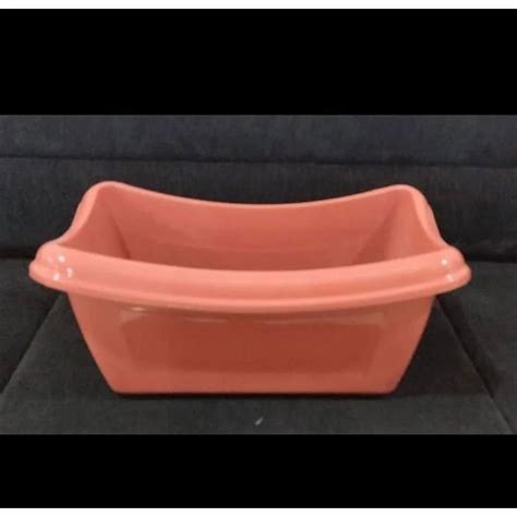 Red Rectangular Rectangle Plastic Planter 35 Mm Size 18 Inchl At