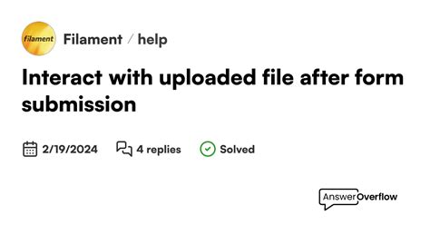 Interact With Uploaded File After Form Submission Filament