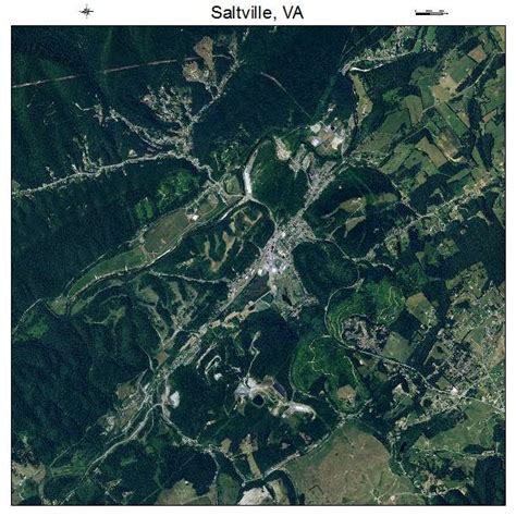 Aerial Photography Map Of Saltville Va Virginia