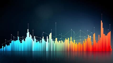 Business Growth Graph Background For Powerpoint Premium Ai Generated Image