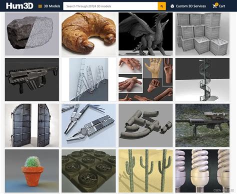 设计师福利！28个精选免费3d模型资源网站3d模型网 Csdn博客
