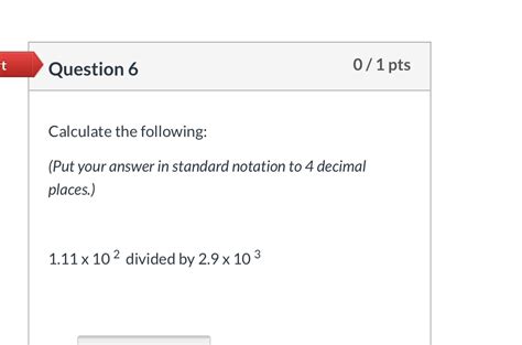Solved Et Question Pts Calculate The Following Put Chegg
