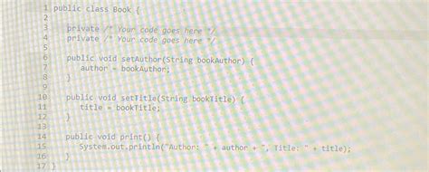Solved In The Class Definition Initialize The Private