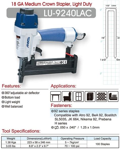 Medium Crown Stapler At Best Price In Pune Maharashtra U Tech Fasten
