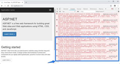 How To Whitelist Dynamically Created Scripts In A Webforms Project Using Csp Content Security