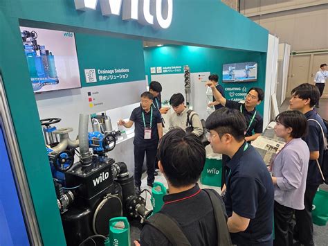 윌로펌프 ‘2025 일본 하수도전 참가현지 파트너십 강화로 일본 시장 확대 Wilo