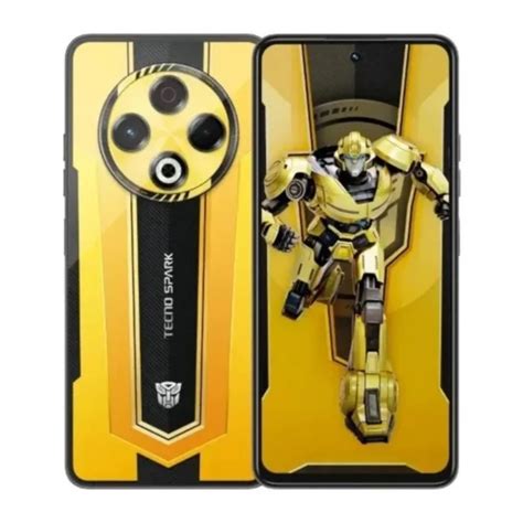 Celular Tecno Spark 30 256gb Rom 8gb Ram Ref Kl6 Edición Transformers Bumblebee Zeropar
