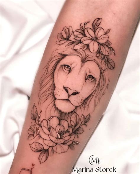 Lion Flower Tattoo Best Flower Site