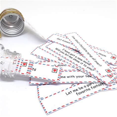 Sex Coupons 24 Messages Paper Anniversary Naughty Gift For Etsy