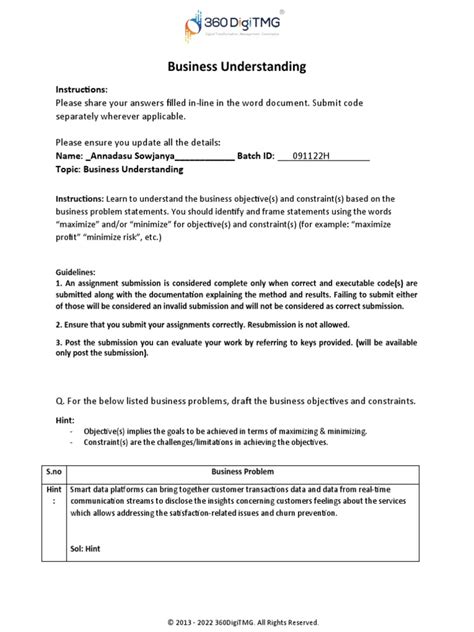 crisp ml q business understanding pdf