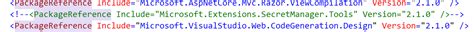 C Unable To Find Package Microsoftextensionssecretmanagertools