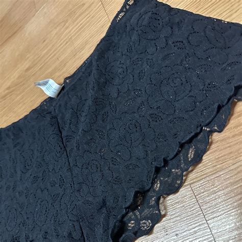 Black Lace Mini Shorts Lace Sheer Booty Shorts By Depop