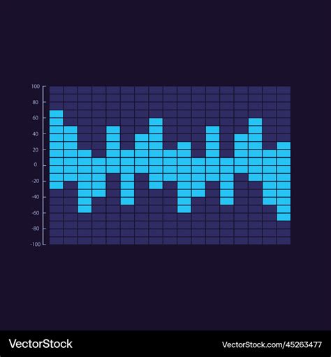 Bi Directional Infographic Chart Design Template Vector Image