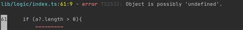 Javascript Error Ts2532 Object Is Possibly Undefined Using
