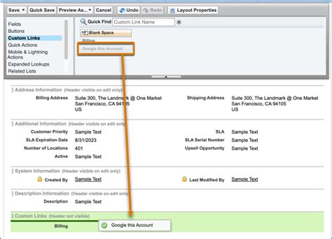 Custom Buttons And Links For Salesforce