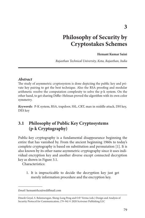Pdf Design And Analysis Of Security Protocol For Communication