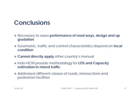 Capacity And Level Of Service Highways And Signalized Intersections Indo Hcm Pdf