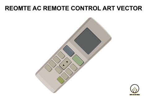 Retro Ac Remote Control Vector Material Graphic By Super Vector World · Creative Fabrica