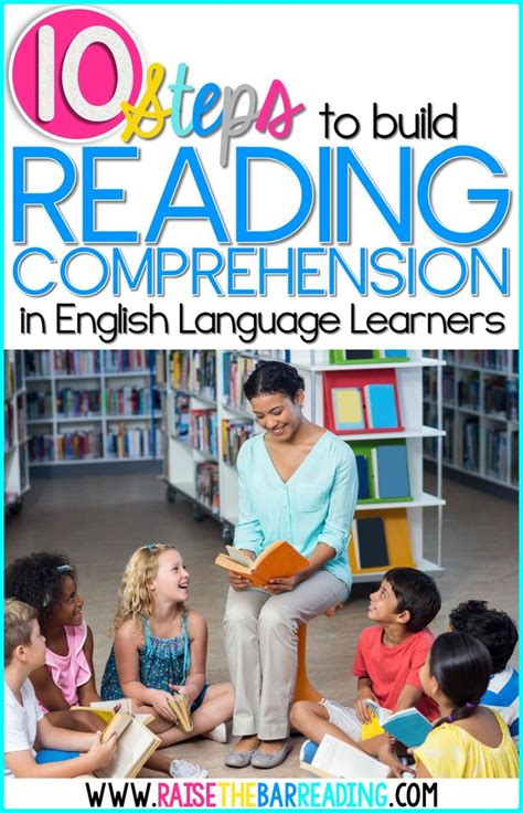 10 Steps To Build Reading Comprehension In Ells Eslmls Raise The Bar Reading Reading