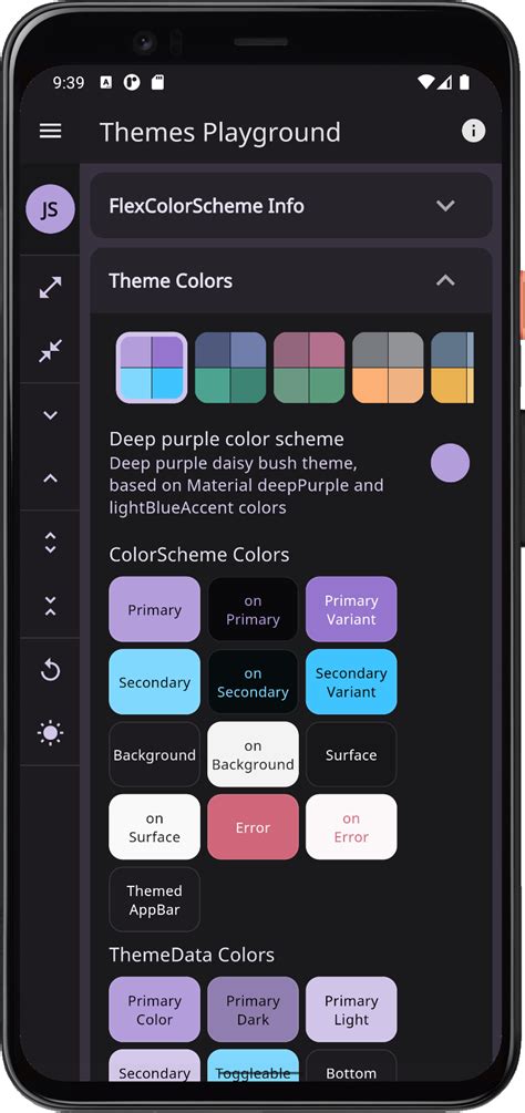 a flutter package to make and use beautiful color scheme based themes
