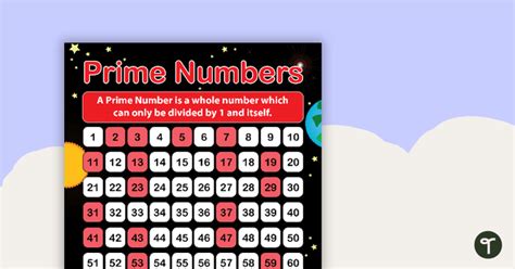 Prime Numbers Space Teach Starter