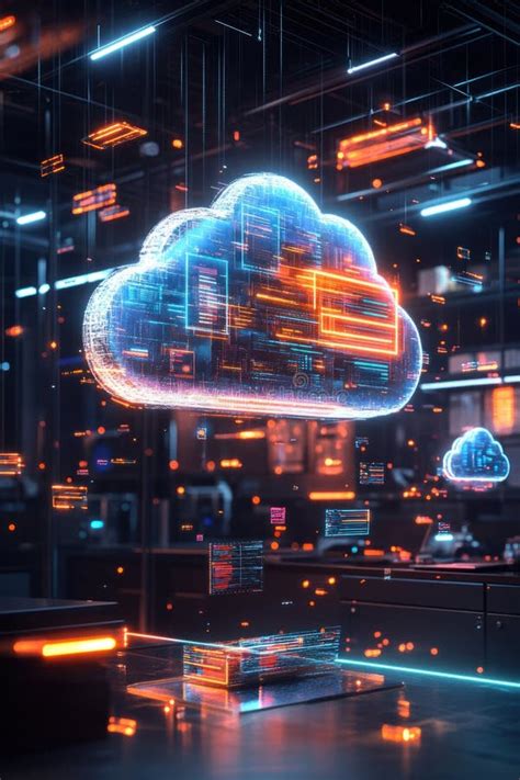 Cloud File Integration Holographic Cloud File Interface Showcasing