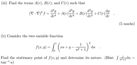 iii find the terms a r b r and c r such that
