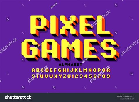 60 680 Game Style Alphabet 图片、库存照片和矢量图 Shutterstock