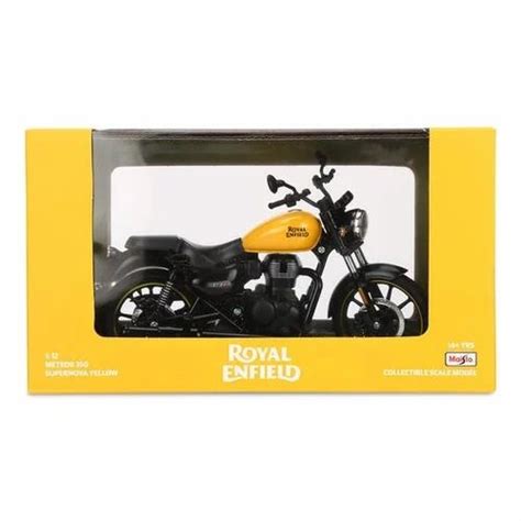 Royal Enfield Classic Meteor 350 Fireball Yellow 112 Maisto Diecast Scale Model At ₹ 1795piece