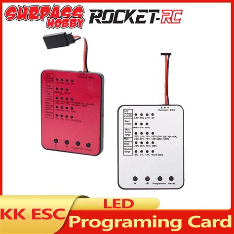 Surpass Hobby Kk Esc Series Led Programing Card Software Program Card For Rc Car 25 35 45 60a
