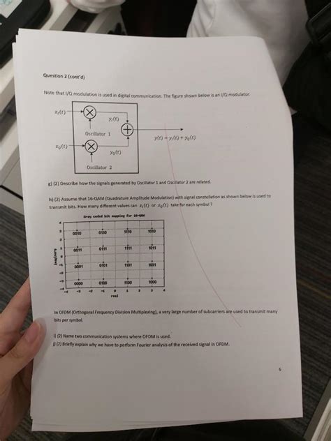 Solved Two Real Baseband Signals X T And X T Are Chegg Com