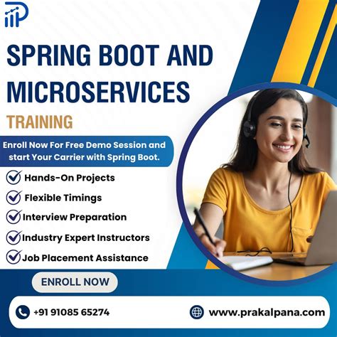 Springboot Microservices Techtraining Careergrowth Freedemo Enrollnow Ittraining
