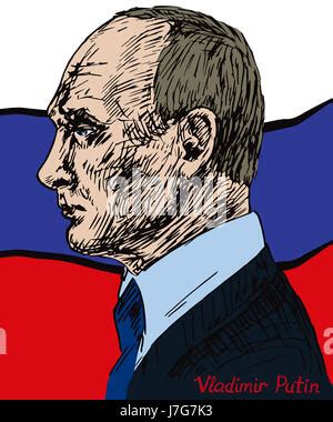 Vladimir Vladimirovich Putin Russian Politician President Of The