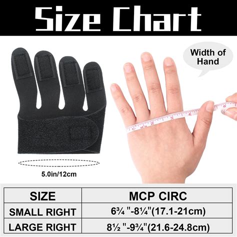 Trelaco 2 Pcs Hand Ulnar Deviation Strap Right Drift Hand Splint Knuckle Splint