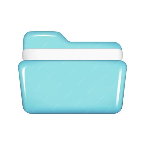 Premium Vector Realistic 3d Blue Folder Document Sheet Of Paper Decorative 3d Management