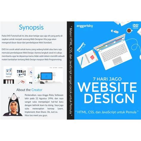 Jual 7 Hari Jago Web Design Html Css Dan Javascript Banus Ebooks Jquery Kota Bandung