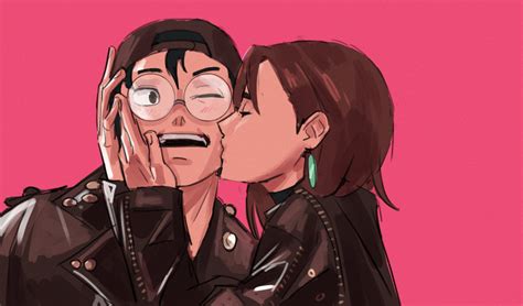 Safebooru 1boy 1girl Apt Rose And Bruno Mars Arondiolex Ayase Momo
