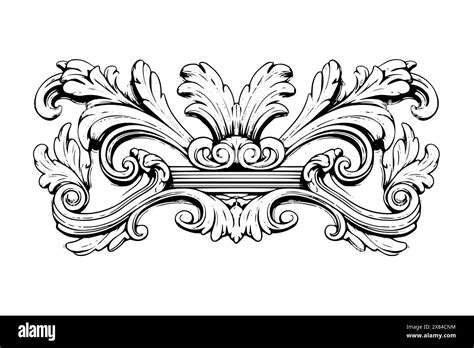 Vintage Baroque Ornamentation Intricate Vector Illustrations Of Vintage Baroque Ornamentation Intricate Vector Illustrations Of