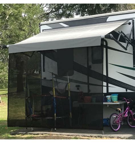 Shadeidea Rv 차양 차양막 스크린 27 X 27m9 X 9피트 5인치 블랙 메시 햇빛 가 티몬