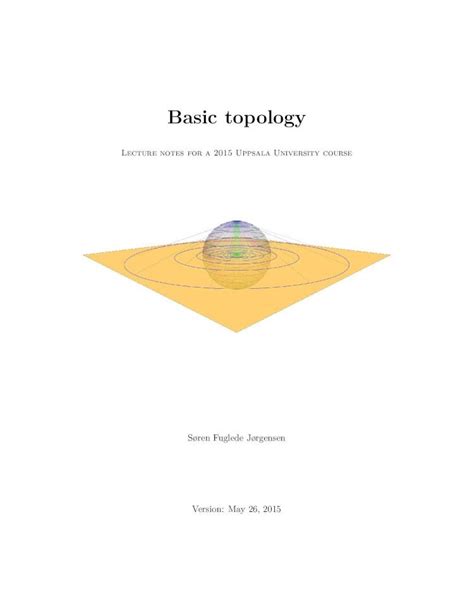 pdf basic topology fuglede dk · basic topology lecture notes for a