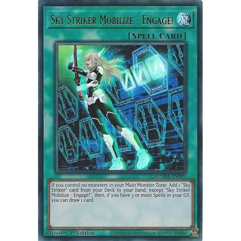 Yu Gi Oh Trading Card Game Mama En009 Sky Striker Mobilize Engage