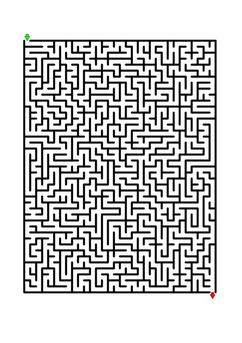 Printable Mazes For 6 Yr Olds