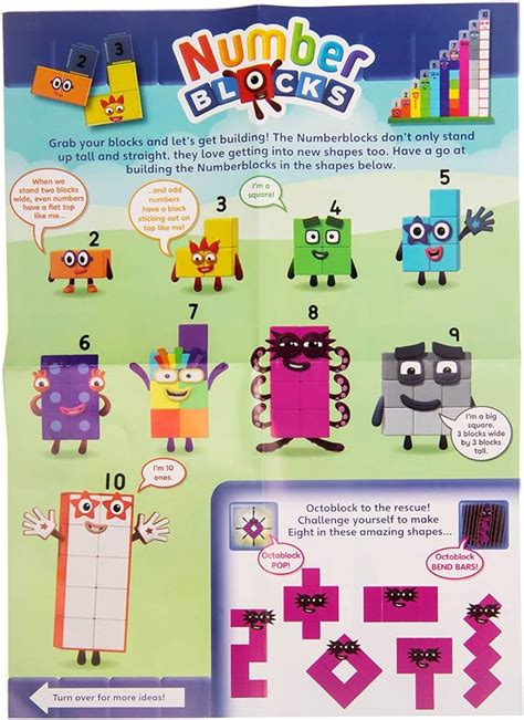 Hand2mind Numberblocks Mathlink Cubes 1 10 Activity Set 30 52 Off