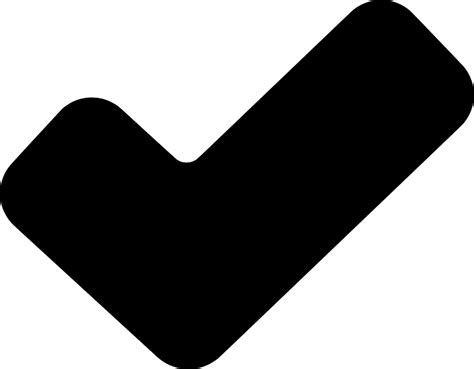 Check Mark Free Vector Silhouettes On