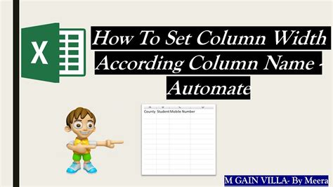 how to auto fit column in excel hindi auto fit excel sheet m gain