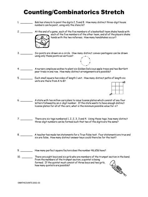 Counting And Combinatorics Stretches Pdf Discrete Mathematics