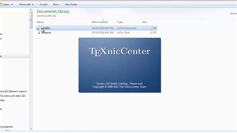Getting Started With Latex Youtube