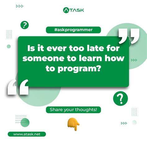 Share Your Thoughts On Programming In The Comment Pt Atask Teknologi