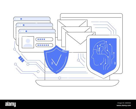 Ai Enhanced Phishing Protection Abstract Concept Vector Illustration Stock Vector Image And Art